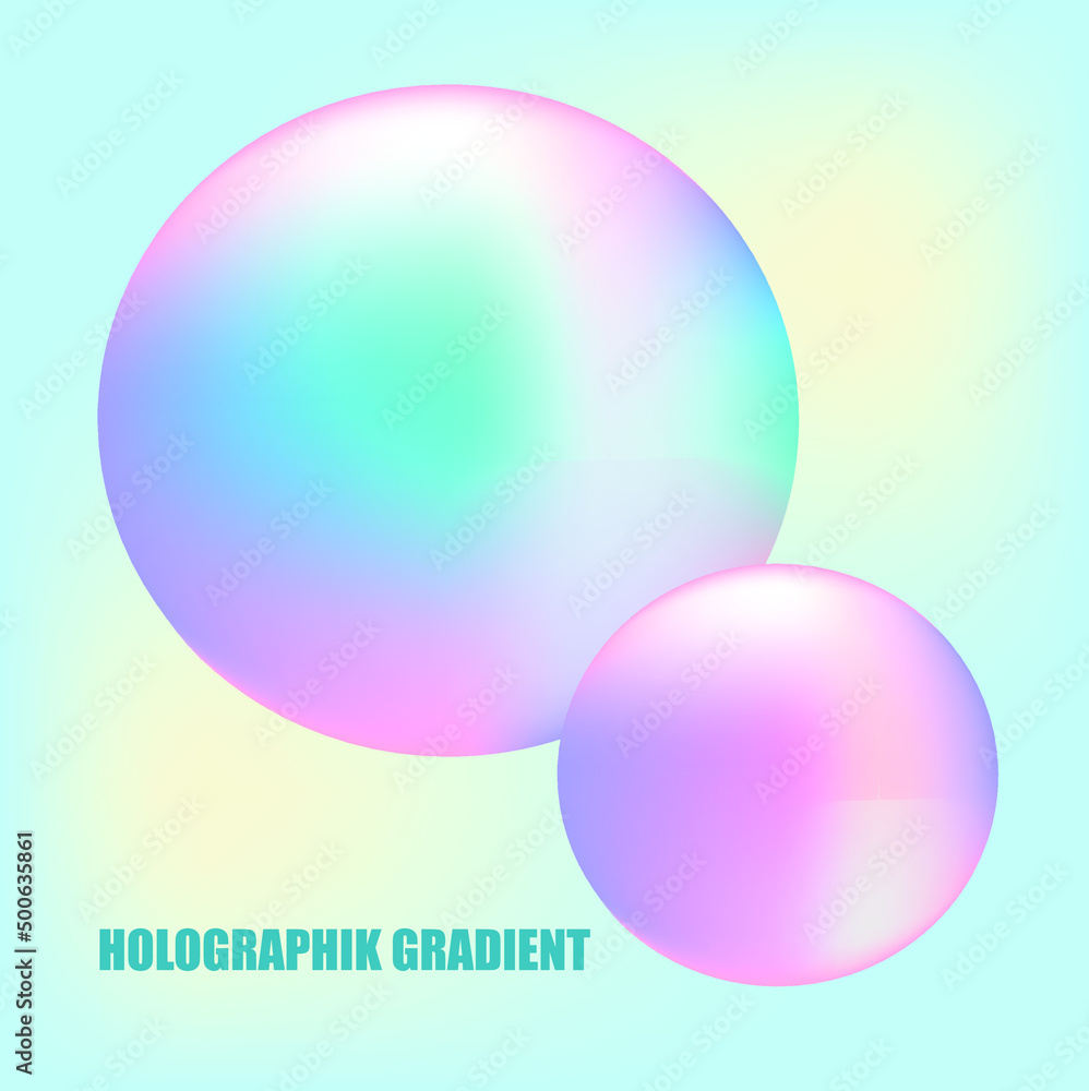 soft holographic gradient for posters, covers, layout, wallpaper ...