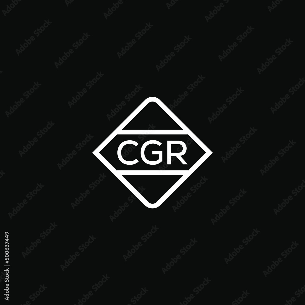 CGR letter design for logo and icon.CGR monogram logo.vector ...