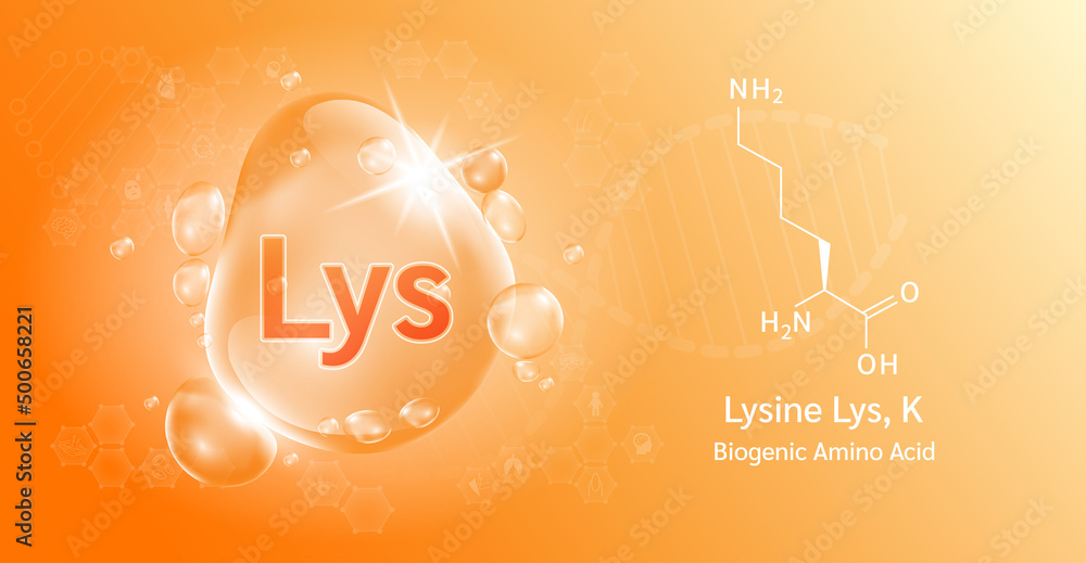 Water drop Important amino acid Lysine Lys, K and structural chemical ...