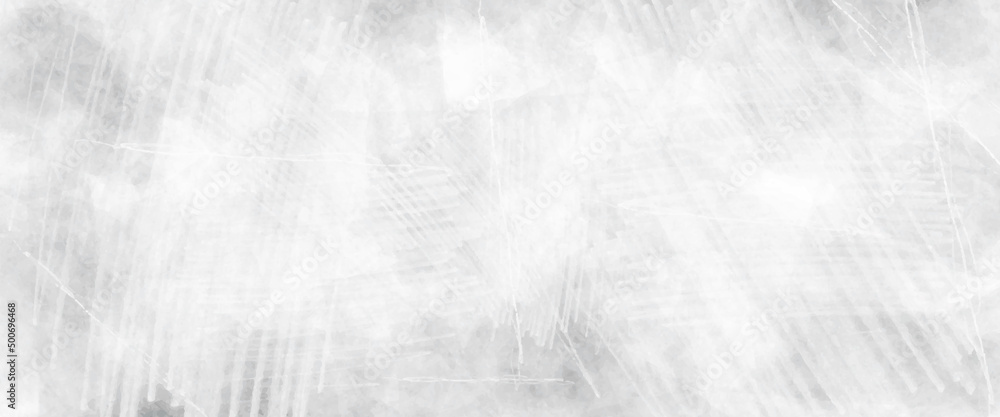 Silver ink and watercolor textures on white paper background. Paint ...