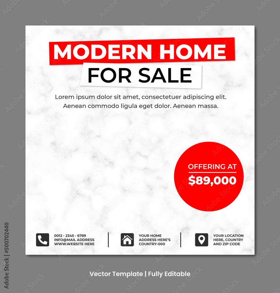 Social media ads vector templates fully editable, advertising design ...