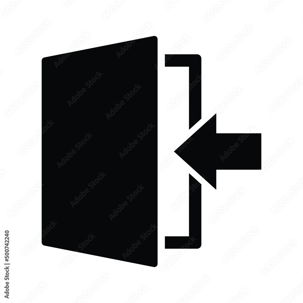 Exit Icon. Leave symbol for website design, app, logo, banner, UI ...