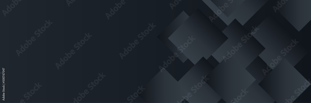 black abstract vector banners design. web banner template. modern ...