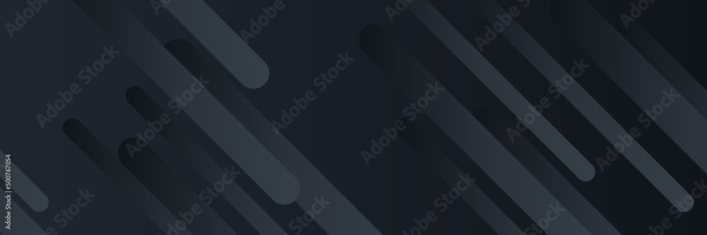 black abstract vector banners design. web banner template. modern ...