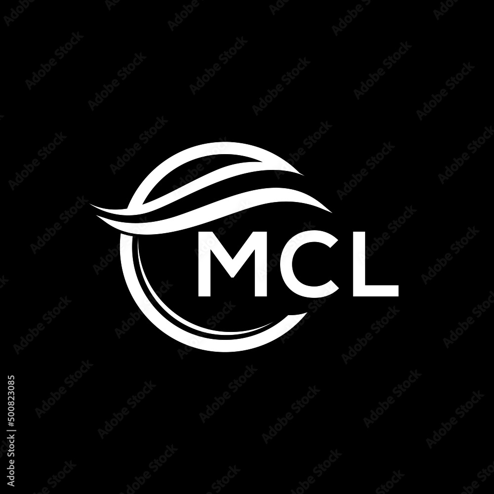 MCL letter logo design on black background. MCL creative initials ... MCL letter logo design on black background. MCL creative initials ...