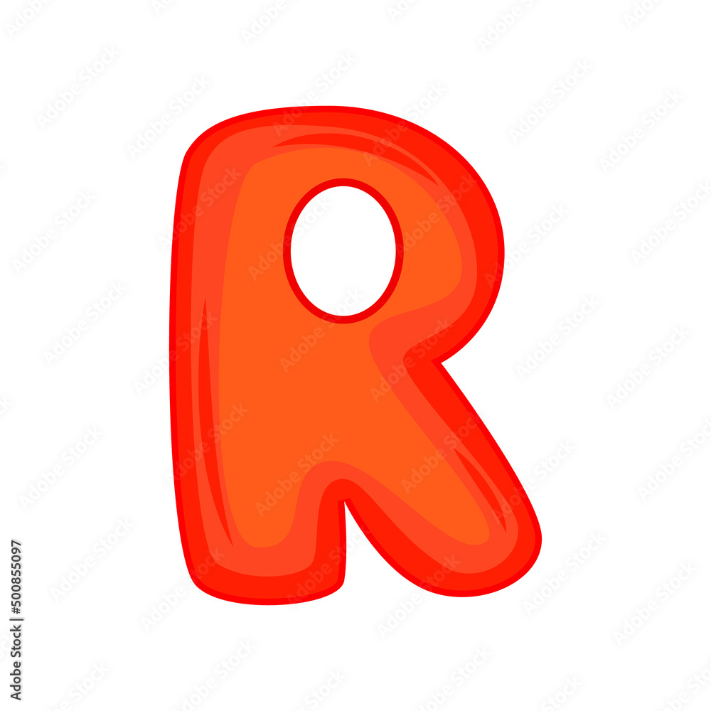 Letters of the alphabet in cartoon style. Alphabet coloring book for ...