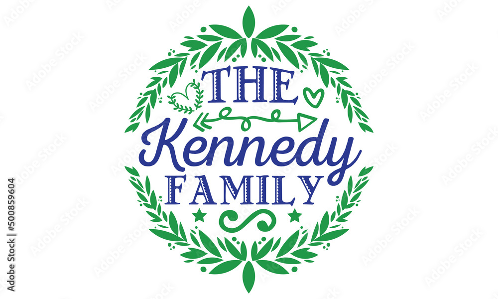 The Kennedy family SVG, Monogram SVG Bundle, Monogram Font Alphabets ...