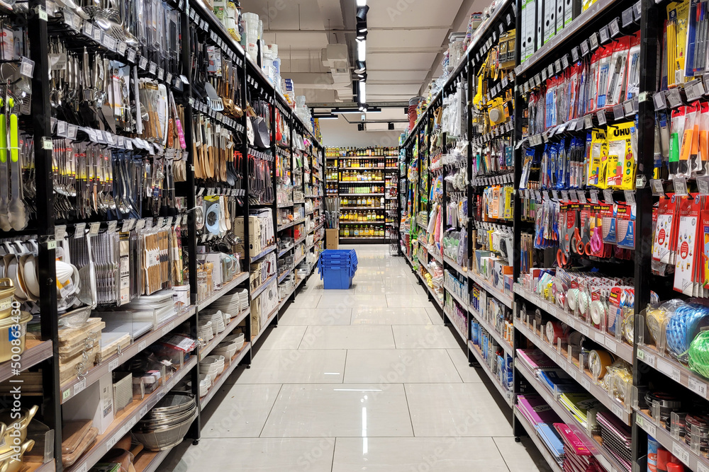 SELANGOR, MALAYSIA - 28 FEB 2022: Modern interior view of Jaya Grocer ...