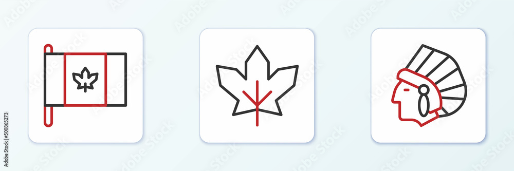 Native Canadian Flag