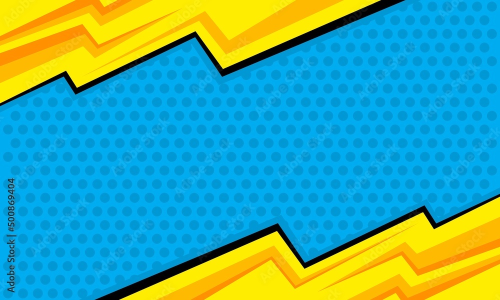 Blank comic cartoon abstract background Stock Vector | Adobe Stock