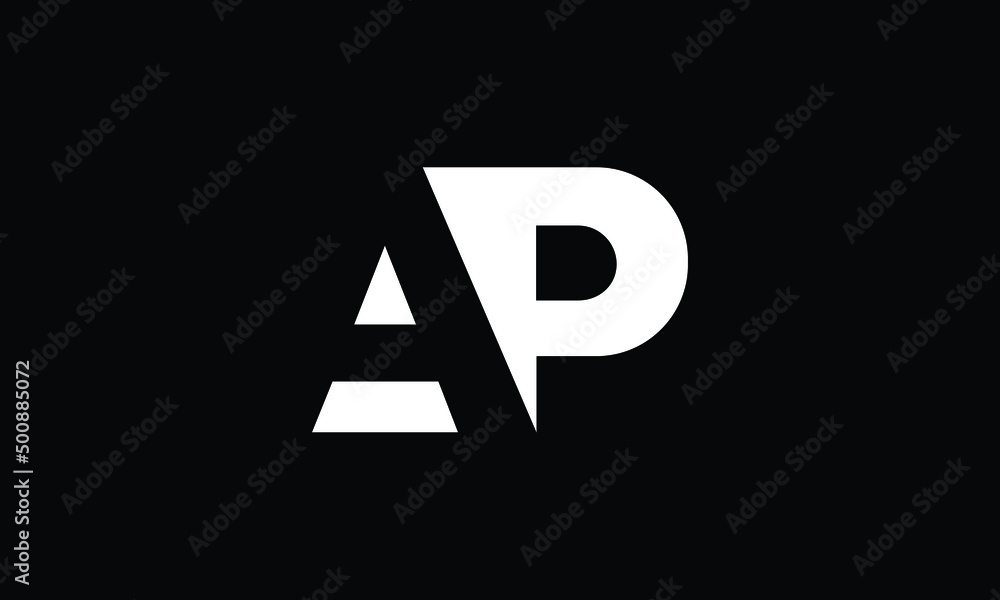 AP Letter Logo Design. Creative Modern Alphabet letters monogram icon ...