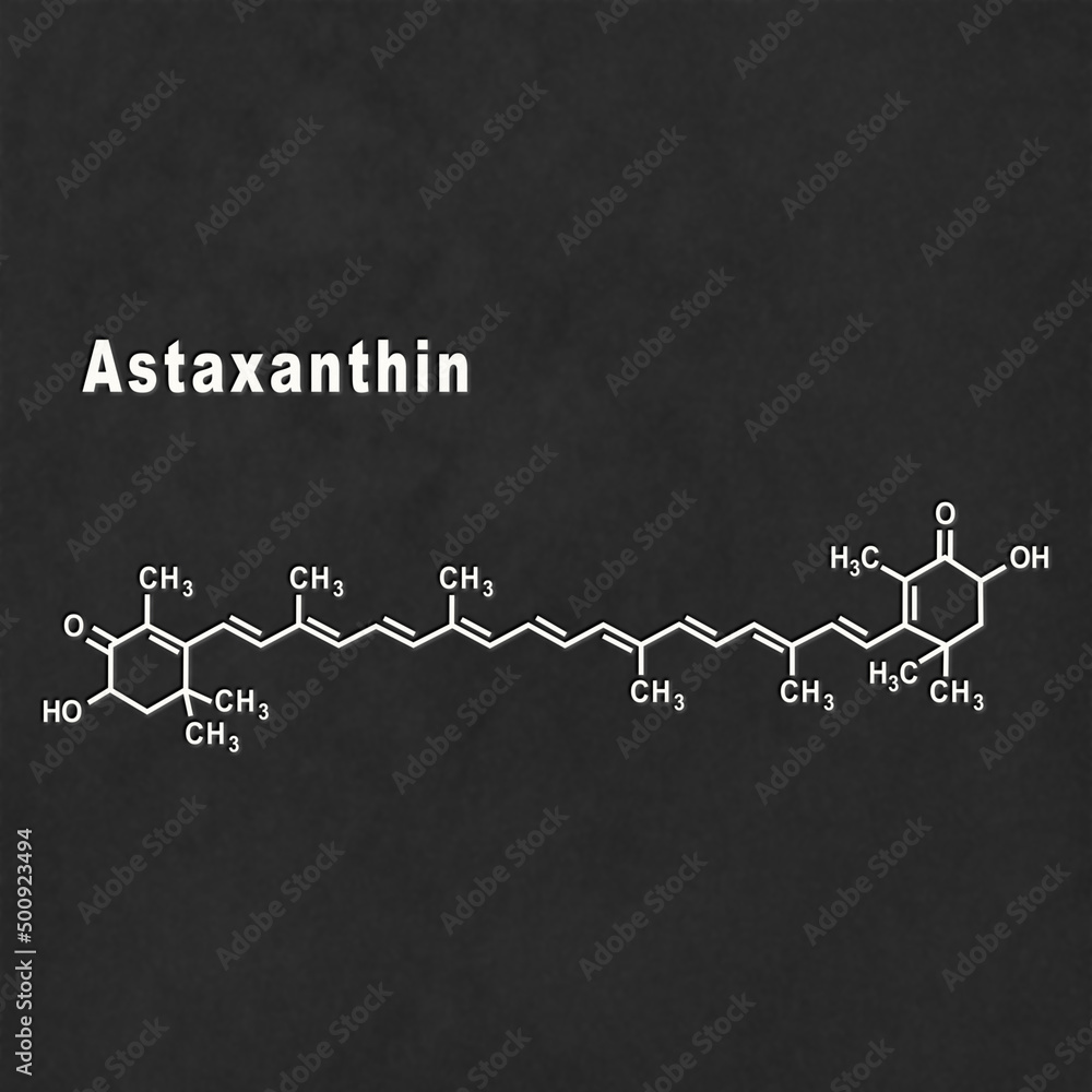 Astaxanthin keto-carotenoid, Structural chemical formula Stock ...
