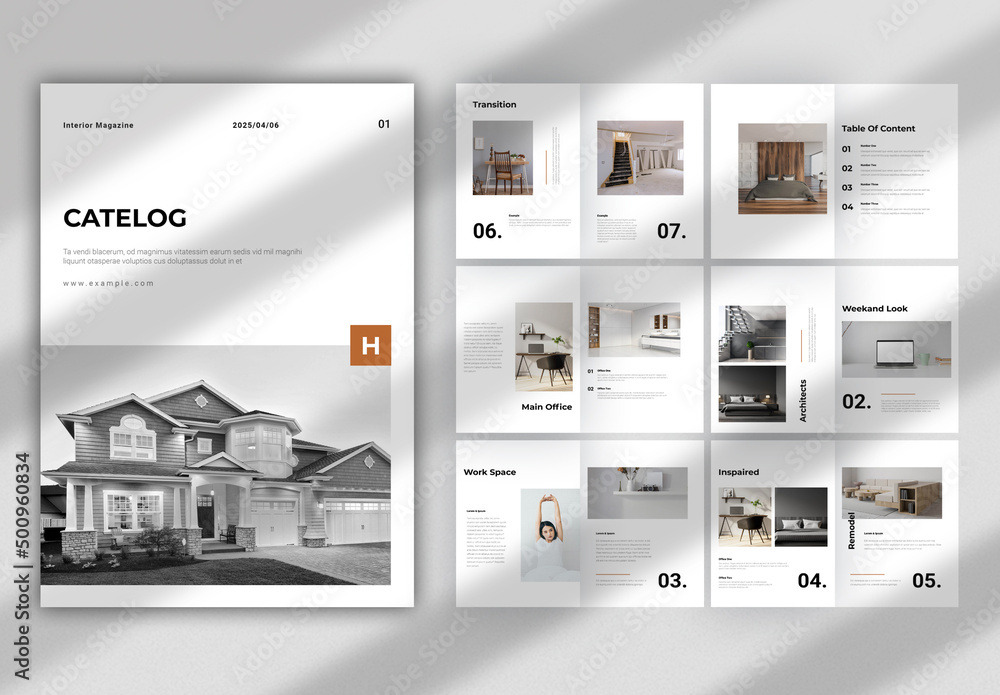 Catelog Layout Stock Template | Adobe Stock