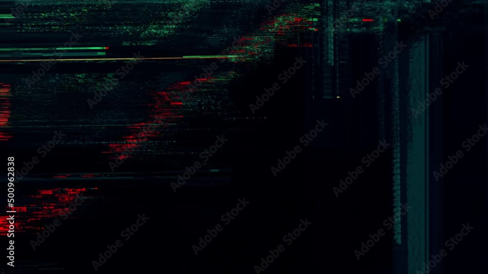 Video screen interference concept loop background texture for grunge ...