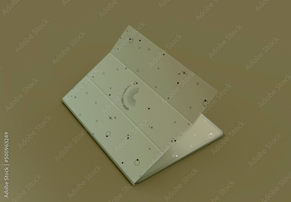 3D Tablet Case Mockup Stock Template | Adobe Stock
