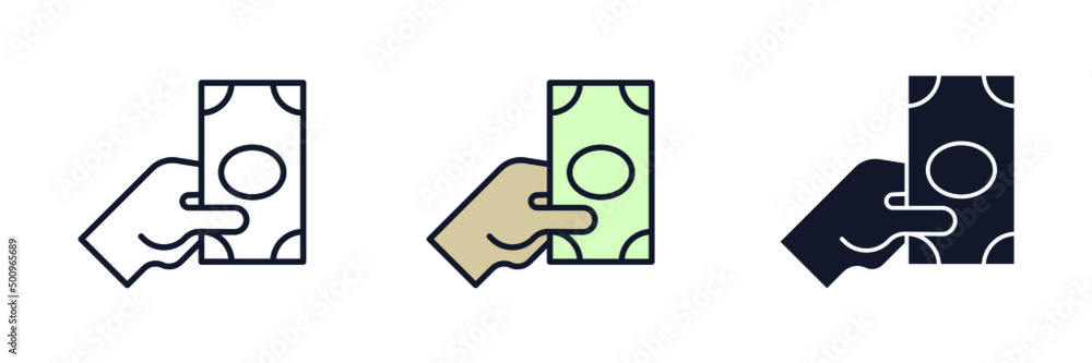 give money payment icon symbol template for graphic and web design ...