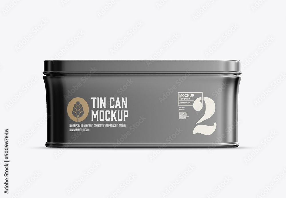 Colored Tin Mockup Stock Template | Adobe Stock