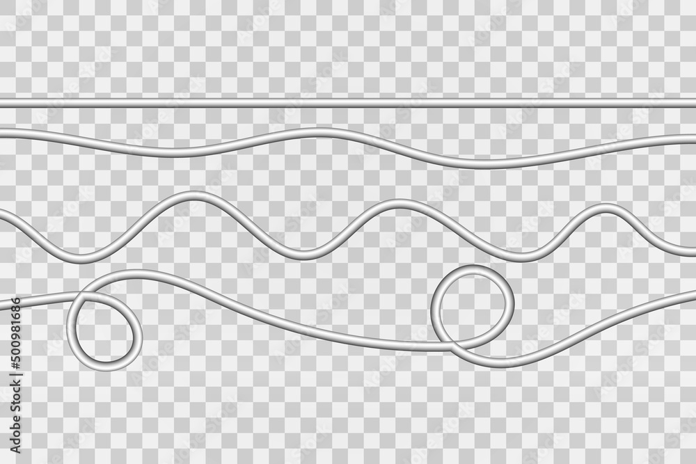 Power industrial cables .Vector illustration. Electric wires on a ...