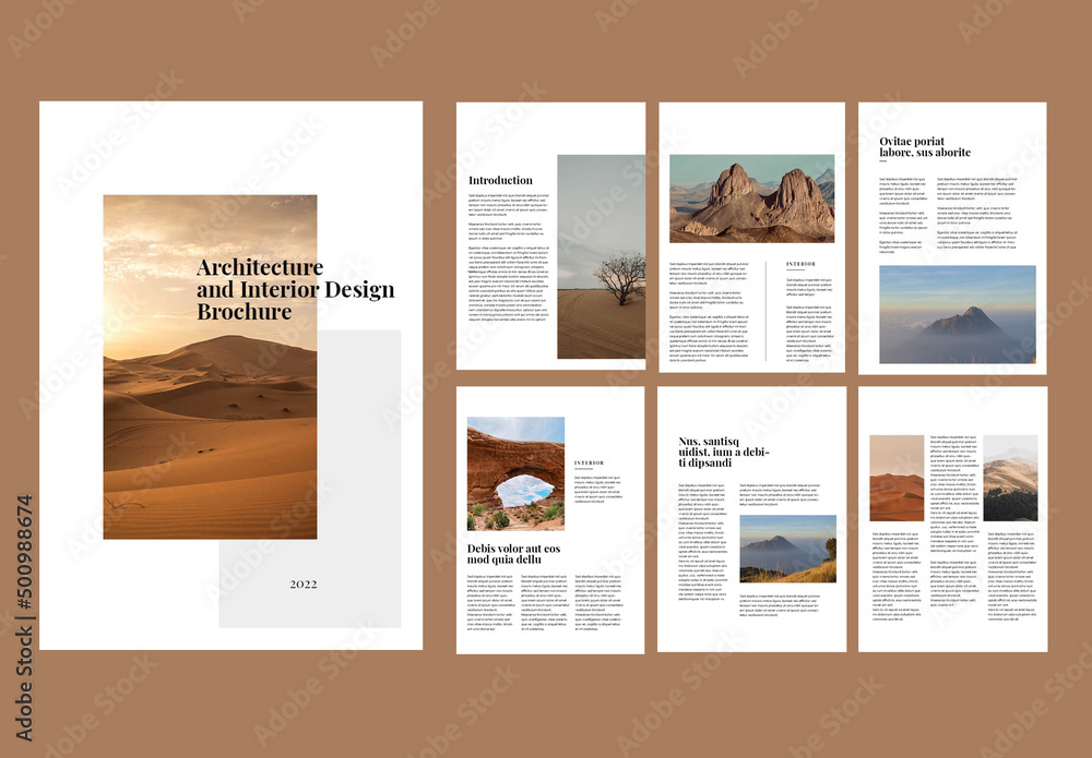 Brochure Layout Stock Template | Adobe Stock