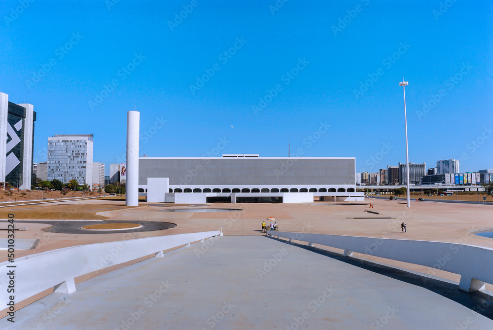 The National Library of Brasília. This building was designed by ...