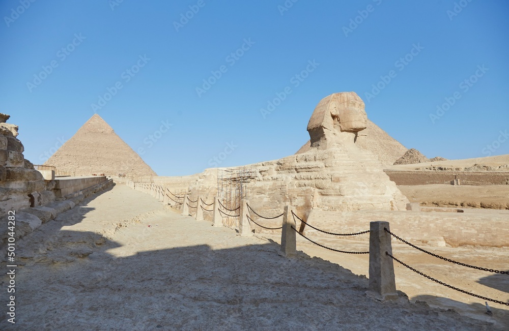 The Great Sphinx of Giza, the World's Most Famous Sculpture Stock Photo ...