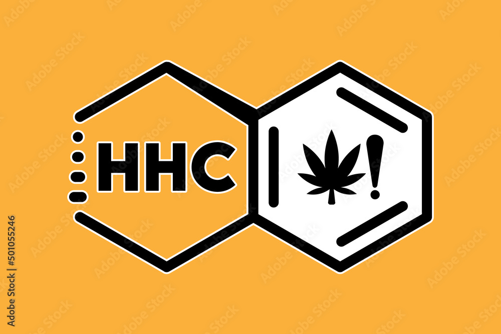 HHC THC Warning Icon For Labels Stock Vector | Adobe Stock