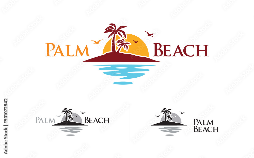 Beach Resort Logo Design