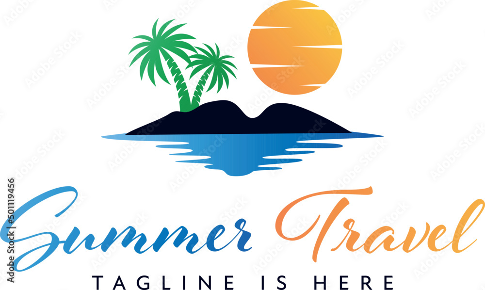 Travel logo vector illustration. Vacation Logo Design. Summer Travel ...