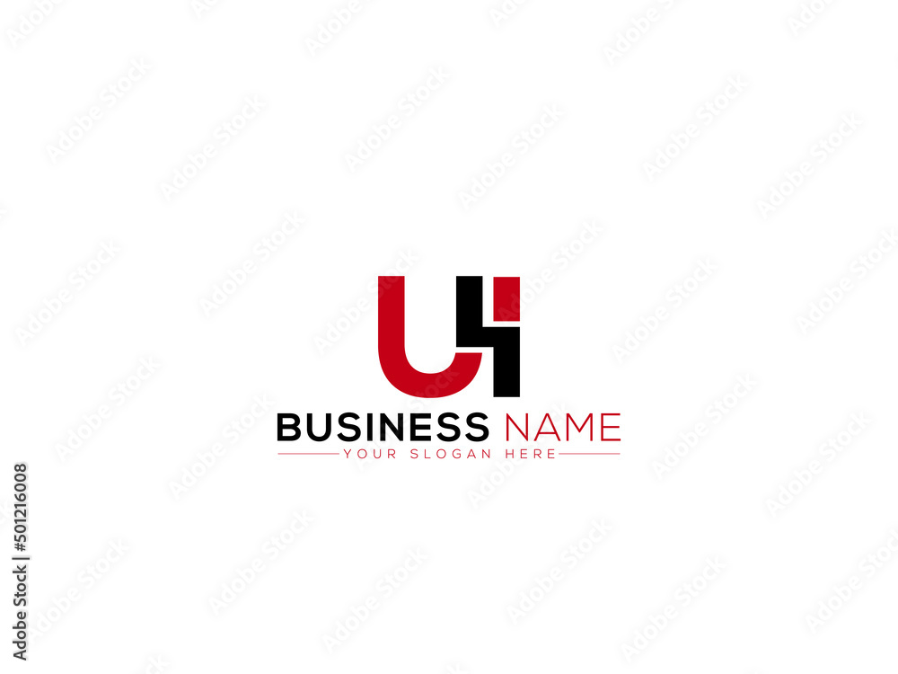 Letter UI Logo Image, Colorful Ui iu Logo Letter Vector Icon Design For ...