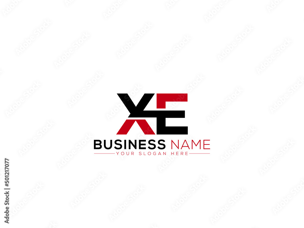 Creative XE Logo Image, Letter Xe ex Logo Icon Design For Your Modern ...