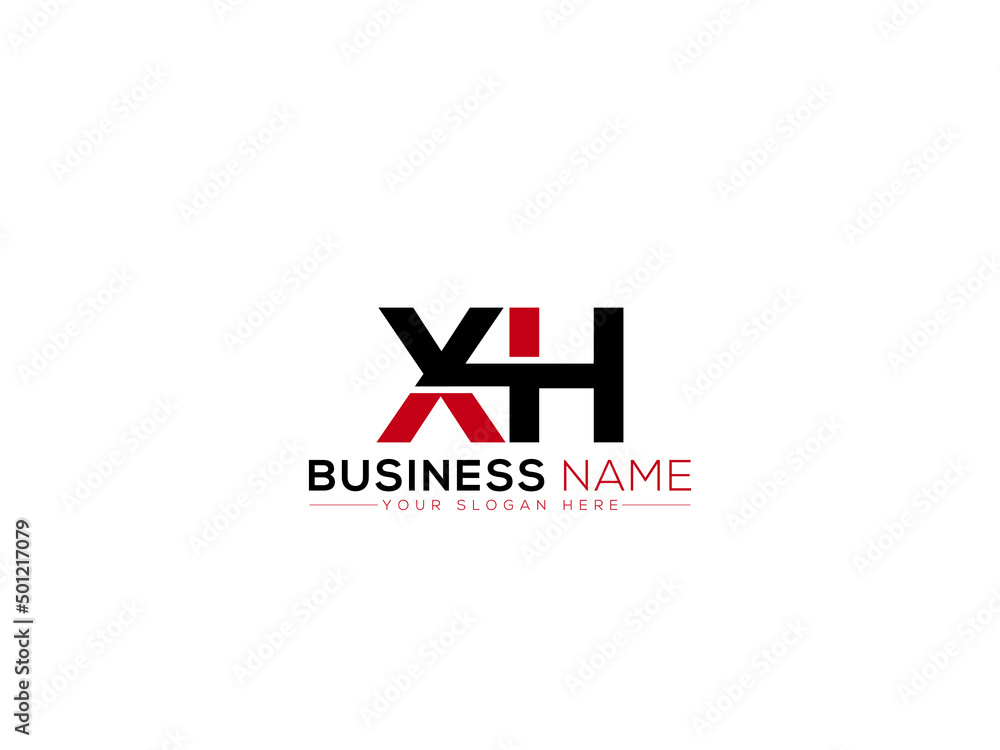 Creative XH Logo Image, Letter Xh hx Logo Icon Design For Your Modern ...