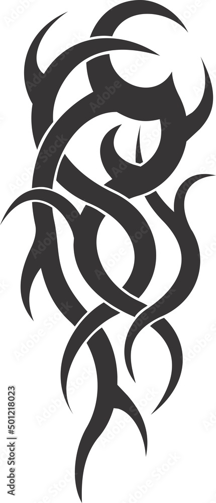 Colored Tribal Tattoos