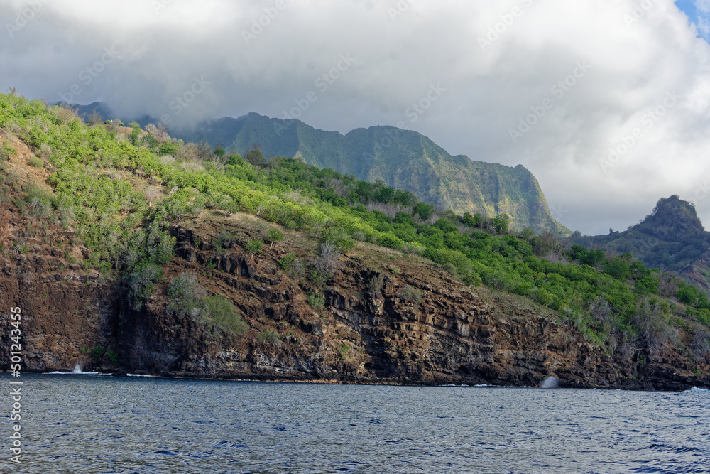 ile de tahuata, iles marquises, polynesie francaise Stock Photo | Adobe ...