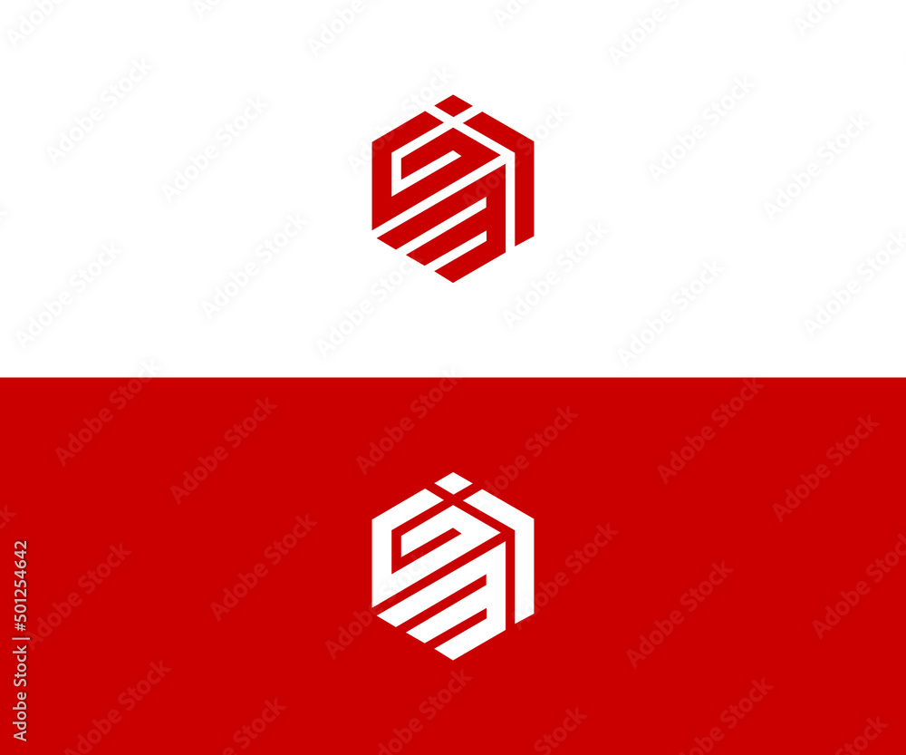 GIM logo design Stock Vector | Adobe Stock