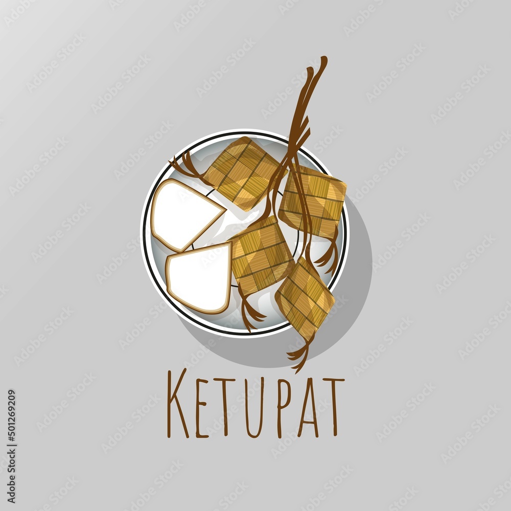 Ketupat or kupat is a typical maritime Southeast Asian dish made from ...