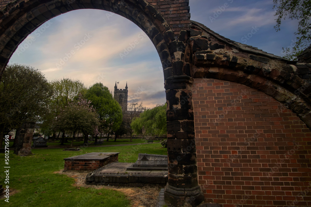 The Minster Church of St Peter ad Vincula (aka Stoke Minster) in Stoke ...