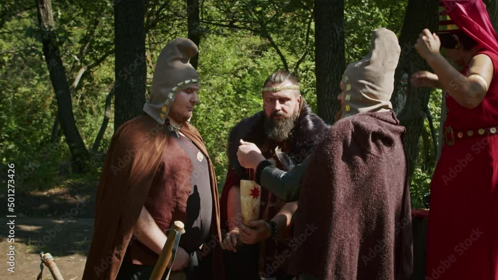 mystical fraternal rite on the blood of two warriors. the priestess and ...