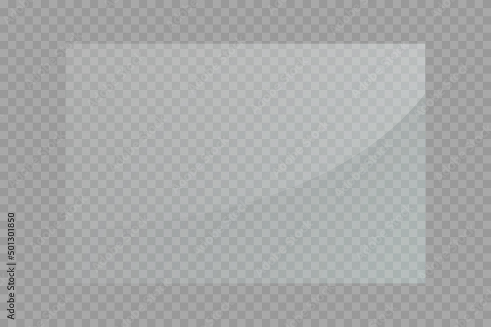 Realistic glare on glass, phone, tablet, monitor, screen on a ...