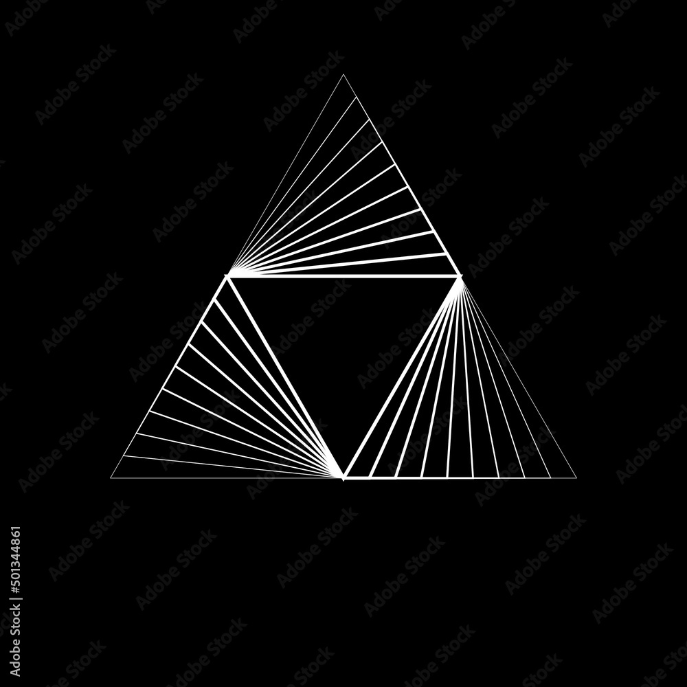Lines Vector Triangle Background . Modern Geometrical Design Template ...