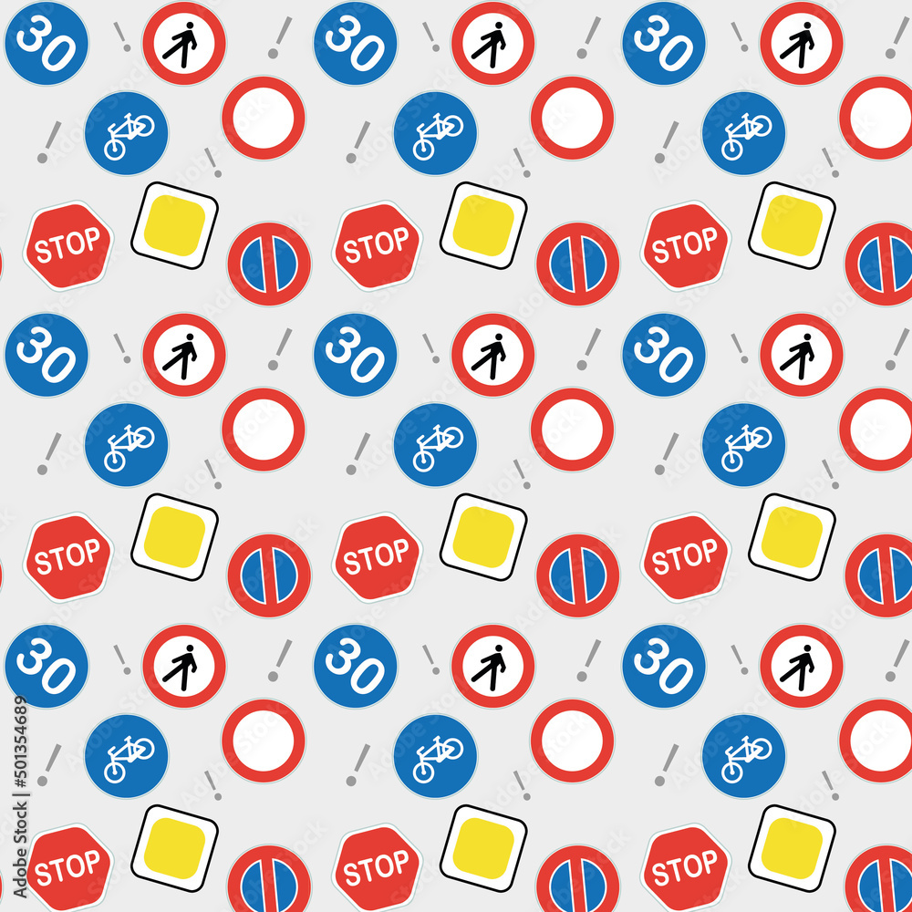 Cartelli stradali street sign Stock Illustration | Adobe Stock