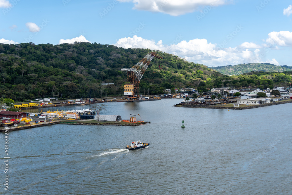 Gamboa, Panama: Titan, nicknamed Herman the German, large floating ...