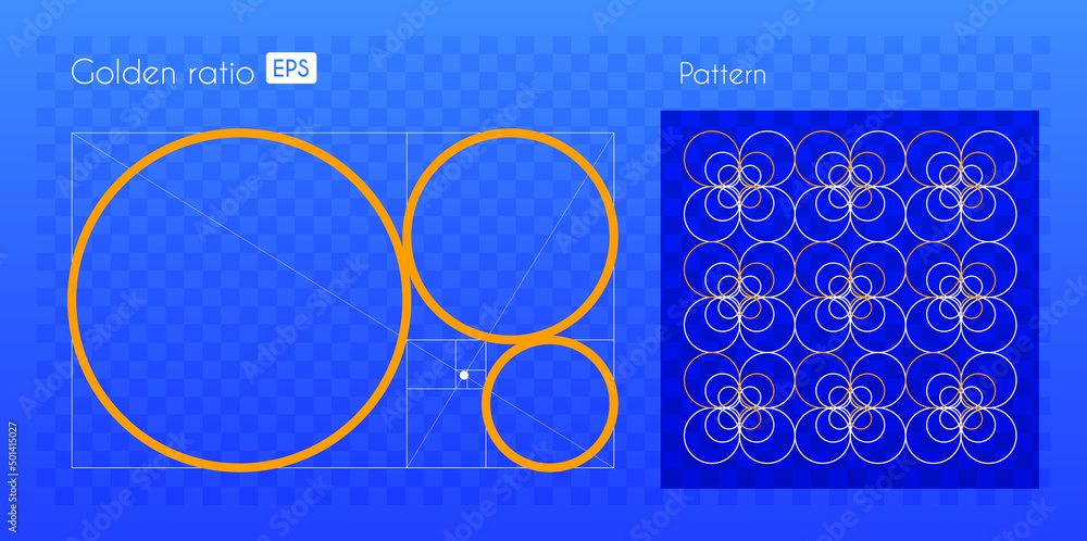 pattern inspired by the golden ratio Stock Vector | Adobe Stock