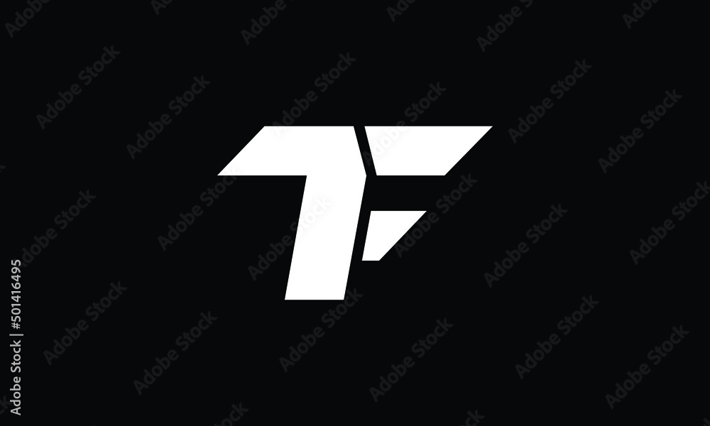 Initials letter TF logo design vector illustration. Stock Vector ...