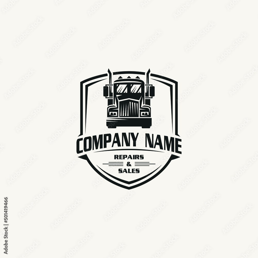 A Unique Truck Company Logo Stock Vector Adobe Stock a-unique-truck-company-logo-stock-vector-adobe-stock