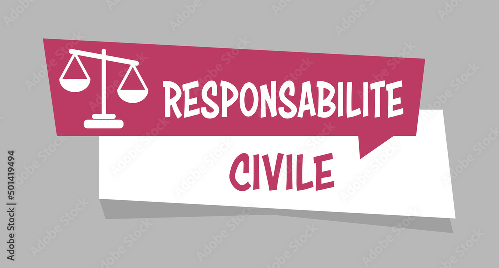 Logo responsabilité civile. Stock Vector | Adobe Stock