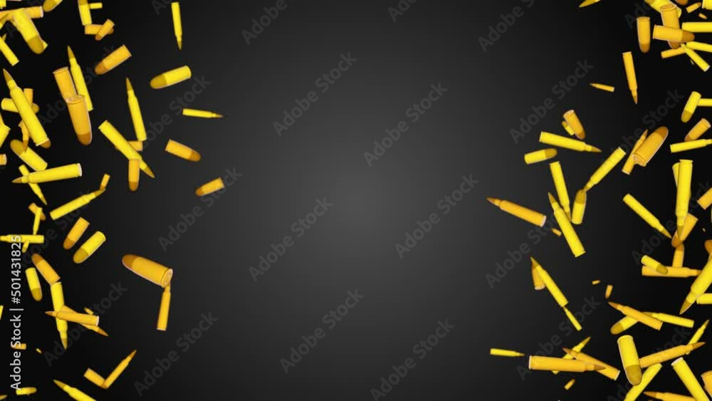 Flight of bullet on green screen Bullets falling Down with Luma Matte ...