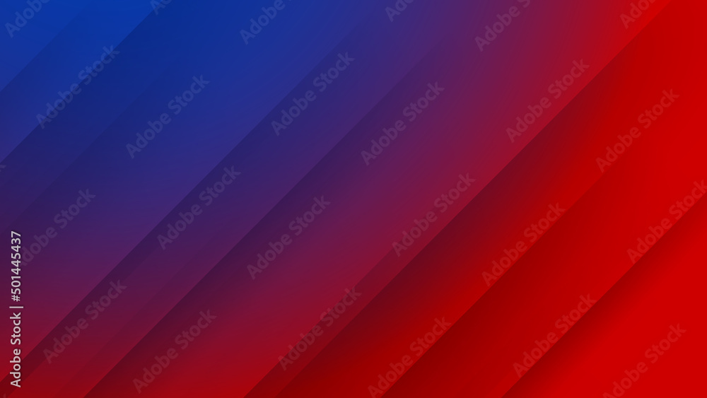Minimal blue red abstract modern background design. Design for poster, template on web, backdrop ...