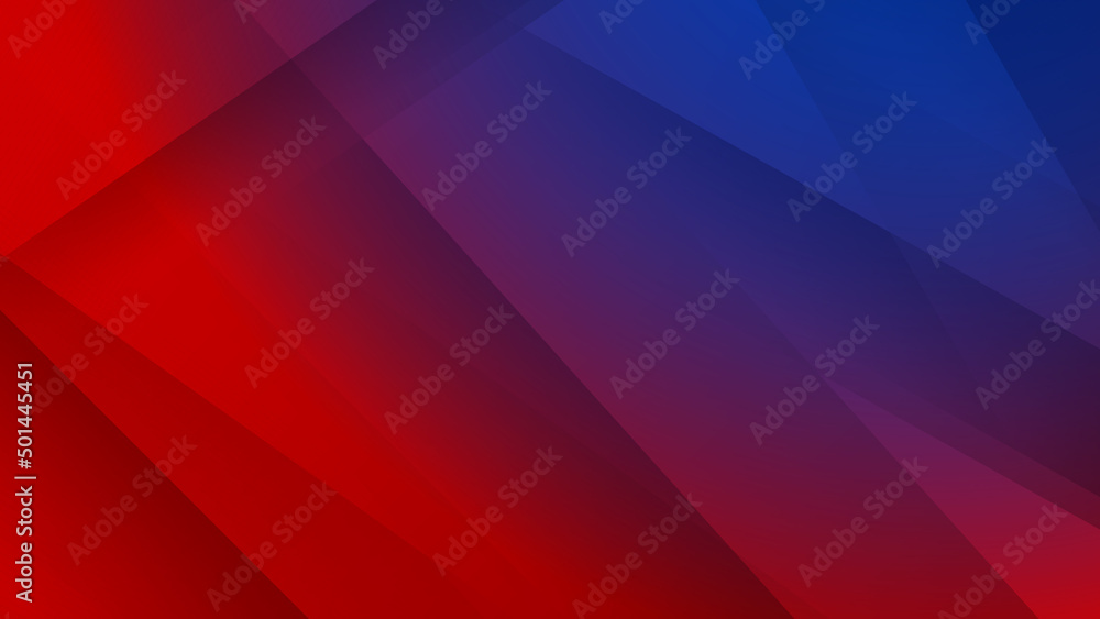 Minimal blue red abstract modern background design. Design for poster, template on web, backdrop ...