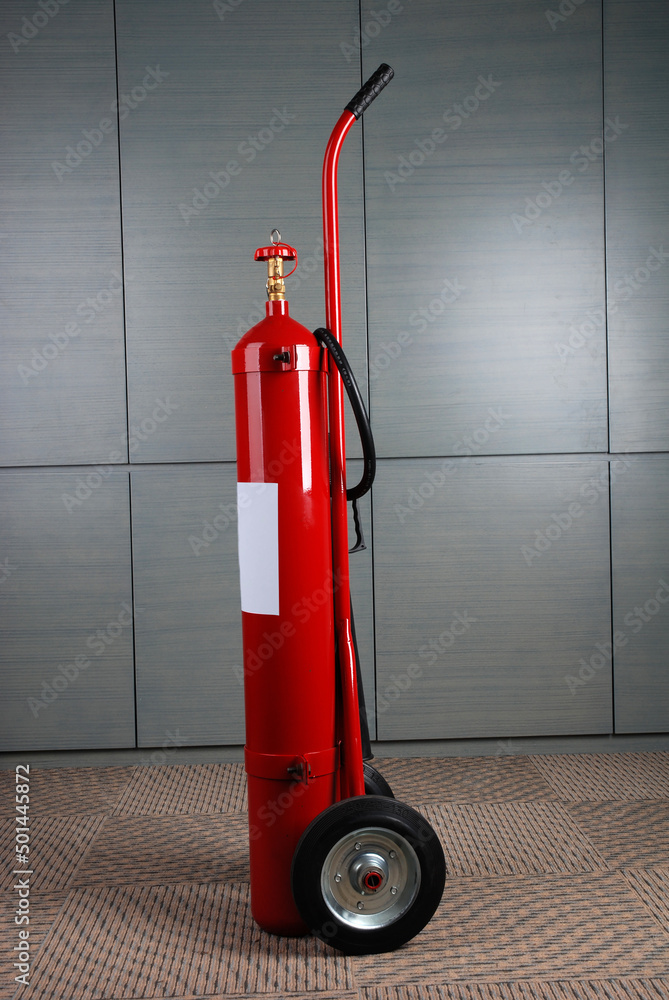 Portable fire extinguisher, this tool is to extinguish the fire when ...