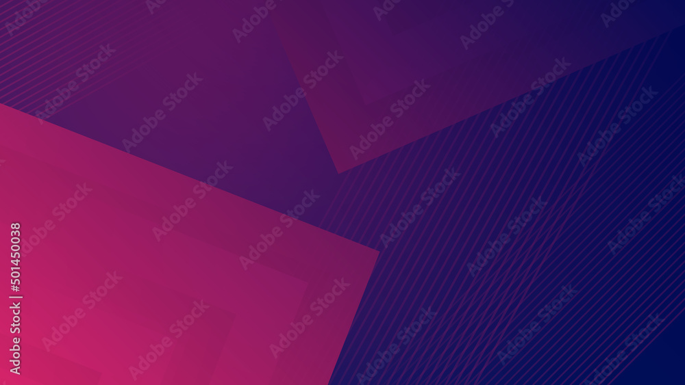 Abstract blue purple 3d geometric light triangle line shape with ...